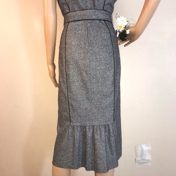 bebe | Dresses | Bebe Tweed Wool Silk Dress Skirt Suit Career | Poshmark